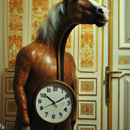 Horse-Clock Internet World Wide Page